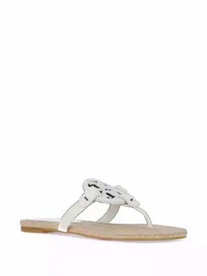 Tory Burch Miller Beaded Espadrilles White