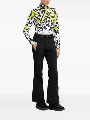SPORTALM Animal-print Zip-up Top