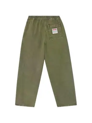 American Vintage Uzatown Elasticated-waistband Cotton Wide-leg Jeans