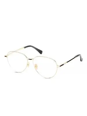 Max Mara Metallic Oval-framed Glasses