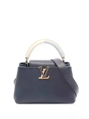 LOUIS VUITTON Capucines Bb Cross Body Bag - Blue