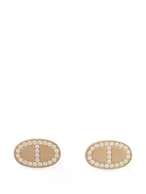 Hermès 2010s Chaine D'ancre Contour Earrings - Pink