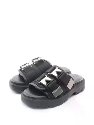 Bottega Veneta 2020s Flash Buckle Sandals - Black