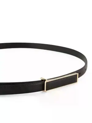TOM FORD Leather Rectangle-buckle Belt