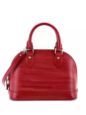 LOUIS VUITTON Alma Handbag Epi Leather Bb Satchel - Red