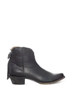 MEXICANA Bonnie Western Ankle Boots - Black
