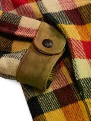 Ralph Lauren Plaid-wool Cat-patch Shirt Jacket