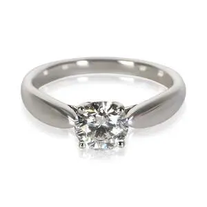Tiffany & Co. 0.7 Ct Round Brilliant Diamond Harmony Solitaire Engagement Ring - Platinum