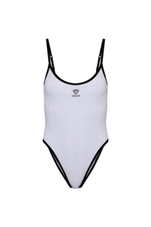 Versace Bodysuit With Medusa Head - White