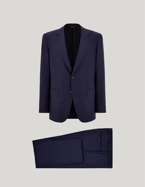 Canali Wool Single-breasted Regular-fit Suit - Blue