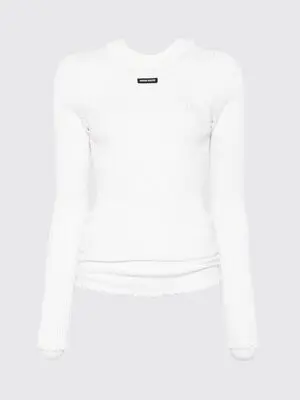 Miu Miu Miu Miu Women Sweater Woman Miu Miu White