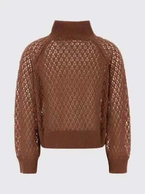 Max Mara Openwork Cashmere And Silk Turtleneck Jumper With Dropped Shoulders