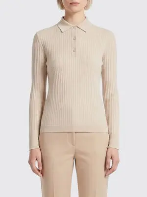Max Mara Cashmere And Silk Polo Shirt - Cream