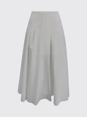 Max Mara Cotton Skirt - White