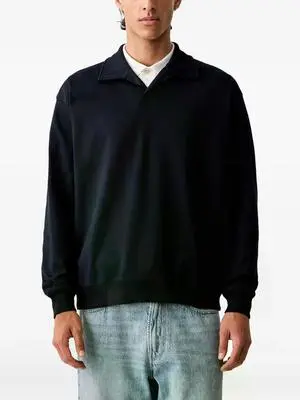 Marc O'polo Spread-collar Sweater - Blue