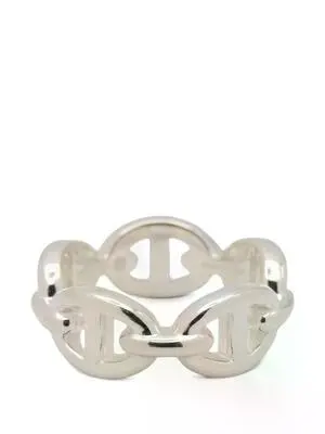 Hermès 2020s Pm Enchaînée Ring - Silver