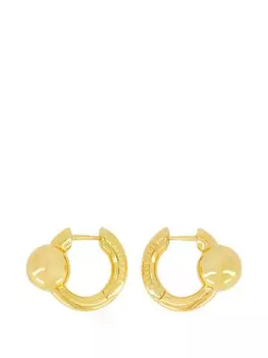 Balenciaga Atom Hoop Earrings - Gold