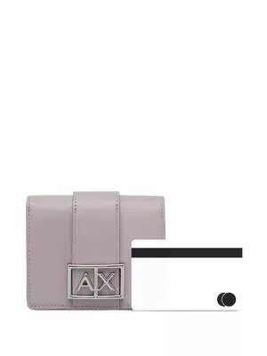 Armani Exchange Logo-plaque Wallet - Purple