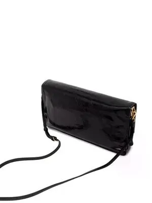 Patrizia Pepe Fly-logo Crossbody Bag - Black