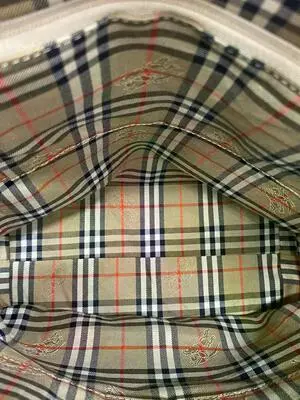 Burberry 1980-1990 Leather Bucket Bag