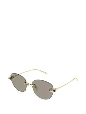 Cartier Trinity Rimless Sunglasses - Gold