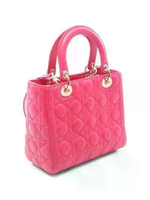 Dior 2000s Lady Dior Tote Bag Pink