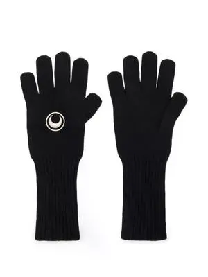 MARINE SERRE Merino Wool Knit Gloves