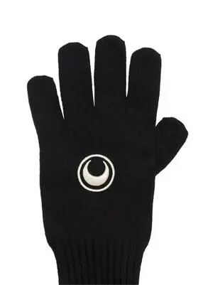 MARINE SERRE Merino Wool Knit Gloves