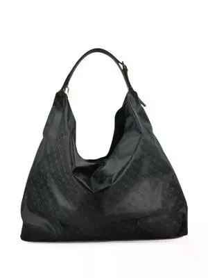 GHERARDINI Maxi Amazzonia Monogram-print Tote Bag - Black