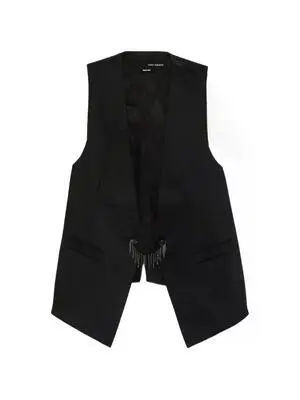 Isabel Benenato Chain-link-embellishment Waistcoat