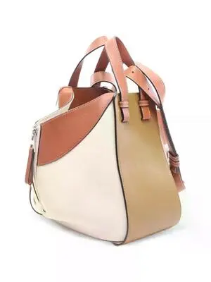 Loewe 2010s Small Hammock Tote Bag - White