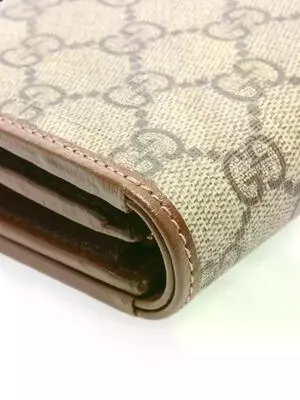 Gucci 2010s Horsebit Gg Supreme Wallet