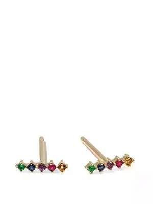 OTIUMBERG Rainbow Bar Studs Earrings - Gold