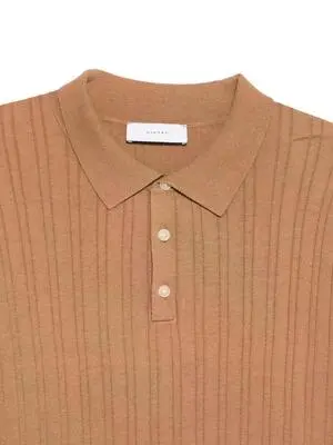 DIKTAT Ribbed-knit Polo Shirt