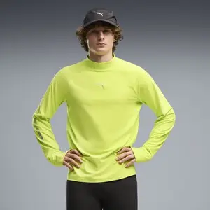 PUMA Brightstride Cloudspun Ultra Soft Long Sleeve Running T-shirt - Green