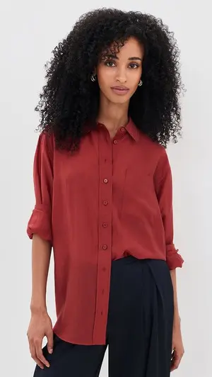 REFORMATION Eli Oversized Shirt