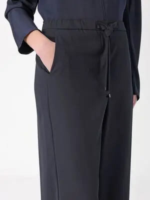 Max Mara Gabardine Wide-leg Trousers