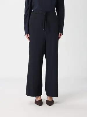 Max Mara Gabardine Wide-leg Trousers - Blue