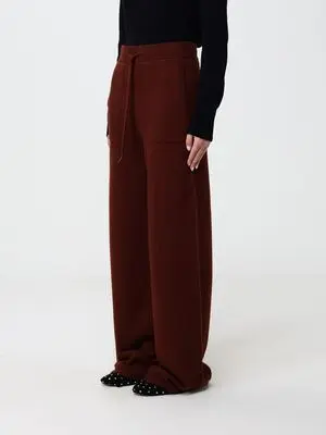 Max Mara High-waisted Pure Cashmere Knit Wide-leg Trousers - Brown