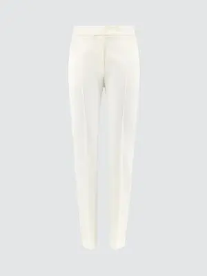 Max Mara Acino Mid-rise Slim Fit Skinny Wool Trousers