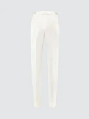 Max Mara Acino Mid-rise Slim Fit Skinny Wool Trousers