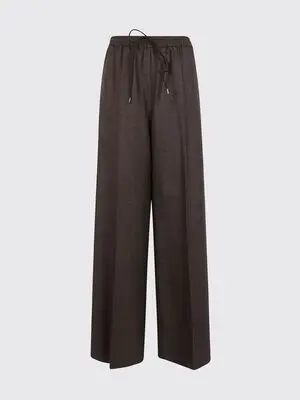 Max Mara High-waisted Shetland Wool Wide-leg Palazzo Trousers - Gray