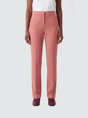 Max Mara Black Criªpe High-waisted Skinny Trousers - Red