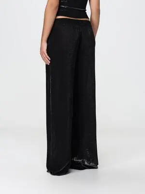 Gucci Wide-leg Jersey Palazzo Trousers With Drawstring Waist - Black