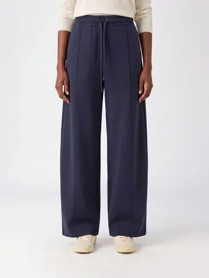 Max Mara Olmo Wide-leg High-waisted Technical Fabric Jogging Trousers - Blue