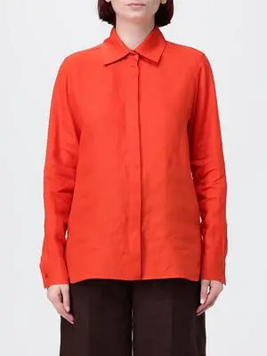 Max Mara Classic Linen Shirt - Red