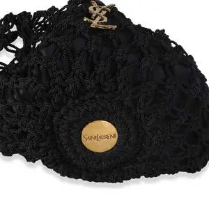 Saint Laurent Crochet Shopping Bag