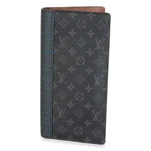 LOUIS VUITTON Monogram Eclipse Canvas Patchwork Brazza Wallet - Multicolor