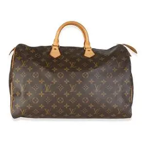 LOUIS VUITTON Monogram Canvas Speedy 40 - Brown