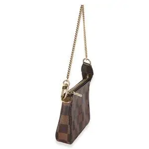 LOUIS VUITTON Damier Ebene Canvas Pochette Accessoires - Brown